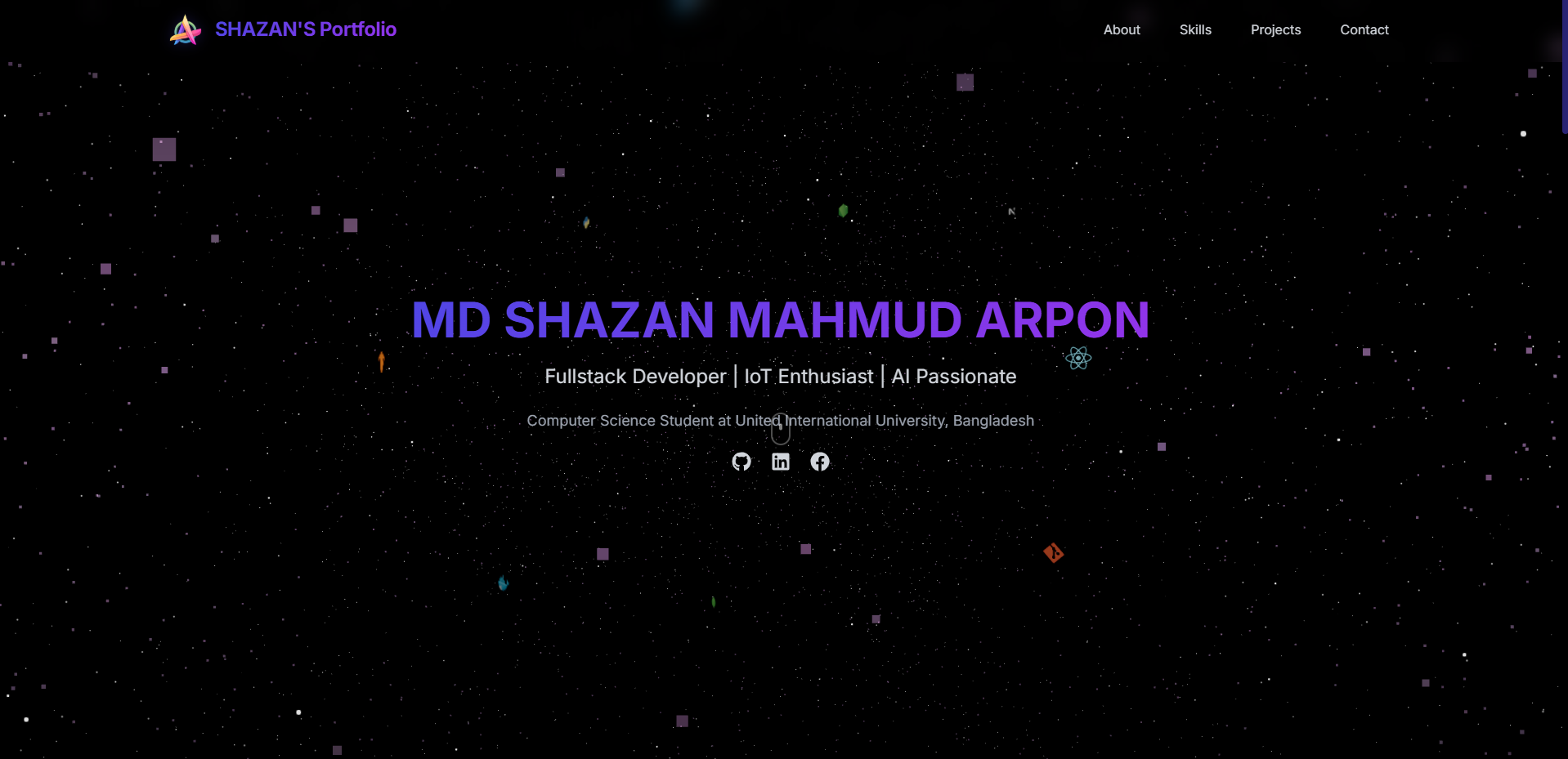 MD SHAZAN MAHMUD ARPON - Fullstack Developer Portfolio
